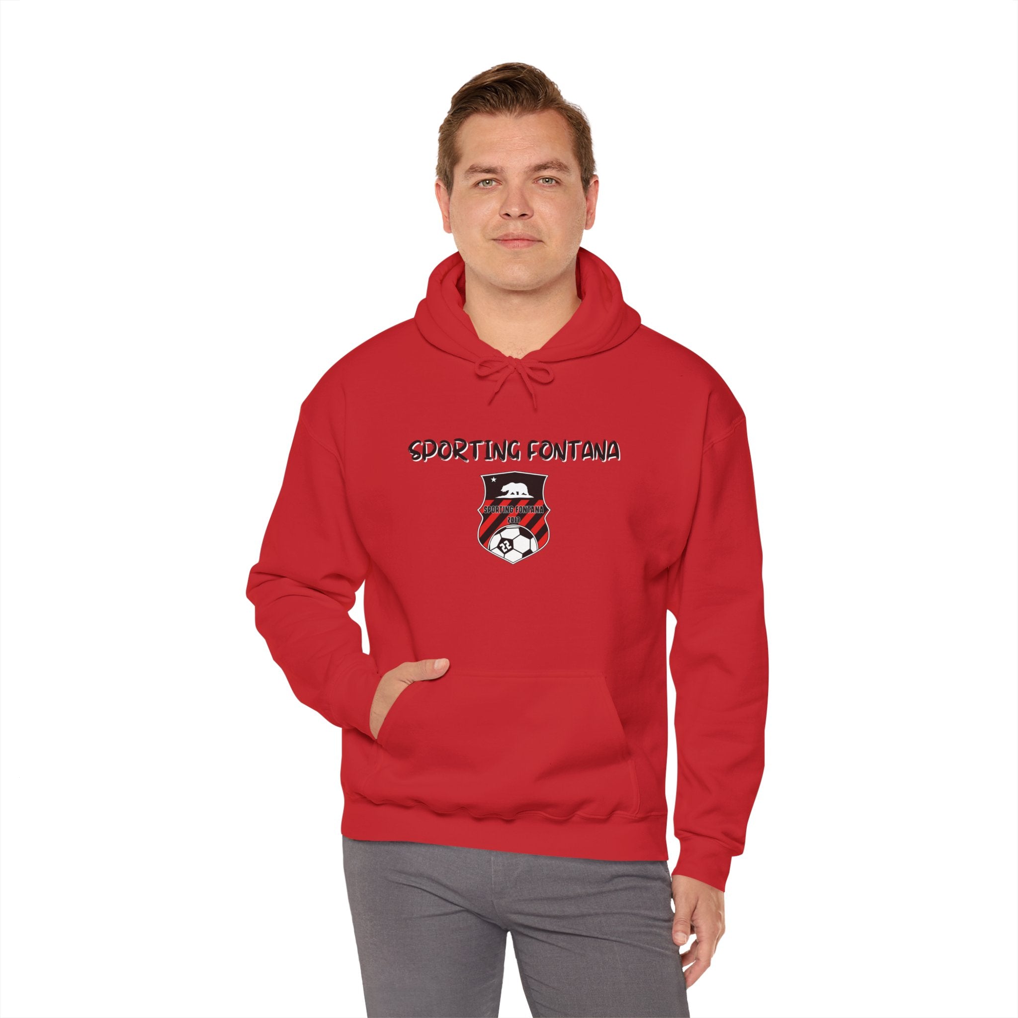 Sporting Fontana Sketch Hoodie | Custom Athletics